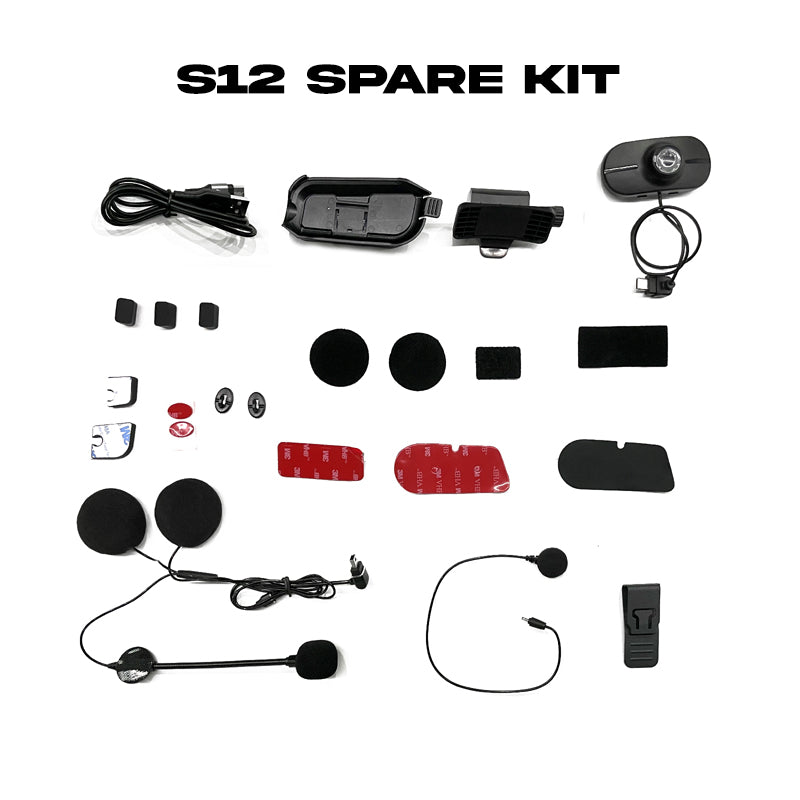 Buy SCS S12 Bluetooth Intercom Spare kit Online – Team Spyder