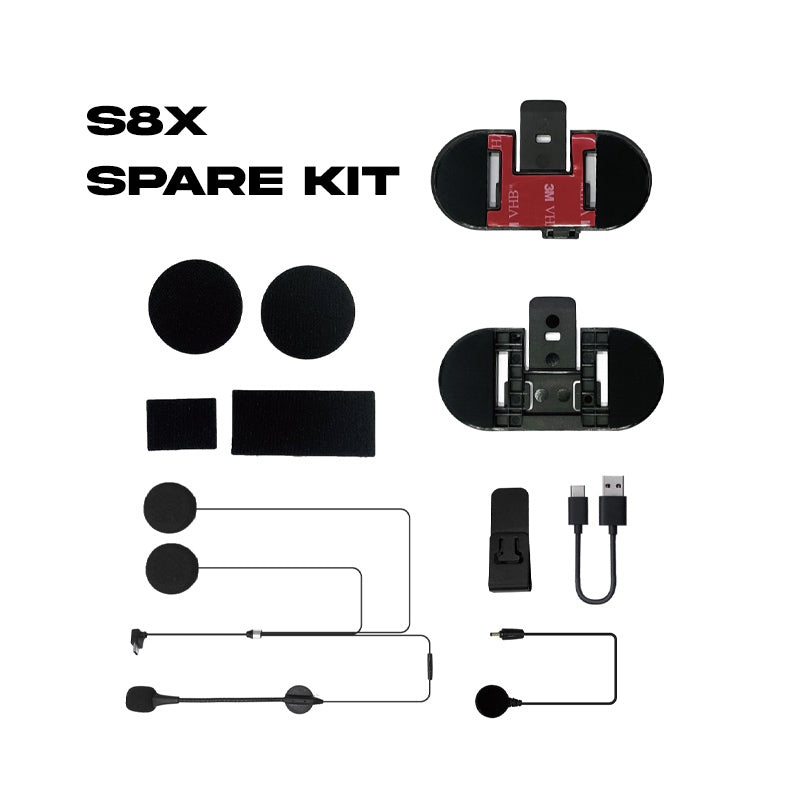 Buy SCS S8-X Bluetooth Intercom Spare kit Online – Team Spyder